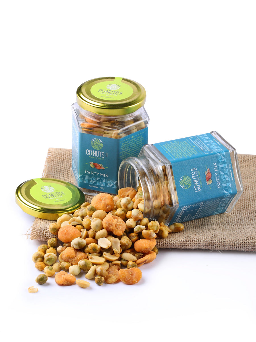 Buy Gonuts Party Mix - Broad Beans, Wasabi Green Peas, Cajun peas and ...